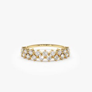 AdornA | Jewelry | Therons Trendy Diamond Ring | Poshmark